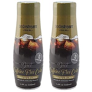 SodaStream Diet Caffeine Free Cola, 440ml 2 Pack, 14.8 Fl Oz (Pack of 2)