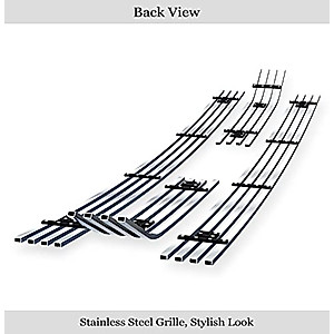 APS Compatible with Ford F-250 F-350 F-450 F-550 2011-2016 XLT Lariat King Ranch Main Upper Stainless Steel Chrome Billet Grille Grill Insert F66827A