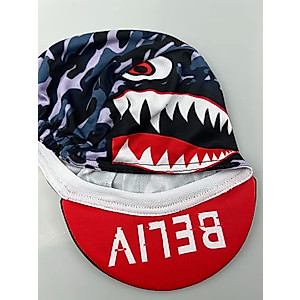 Bikingbros Funny Cycling Cap - Polyester Skull Cycling Hat-Under Helmet -Cartoon Cycling Helmet Liner Breathable&Sweat Uptake