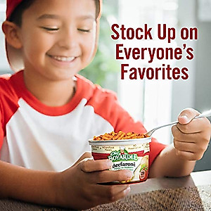 Chef Boyardee Beefaroni Pasta, Microwave Food, 7.5 OZ Microwaveable Bowl (12 Bowls)