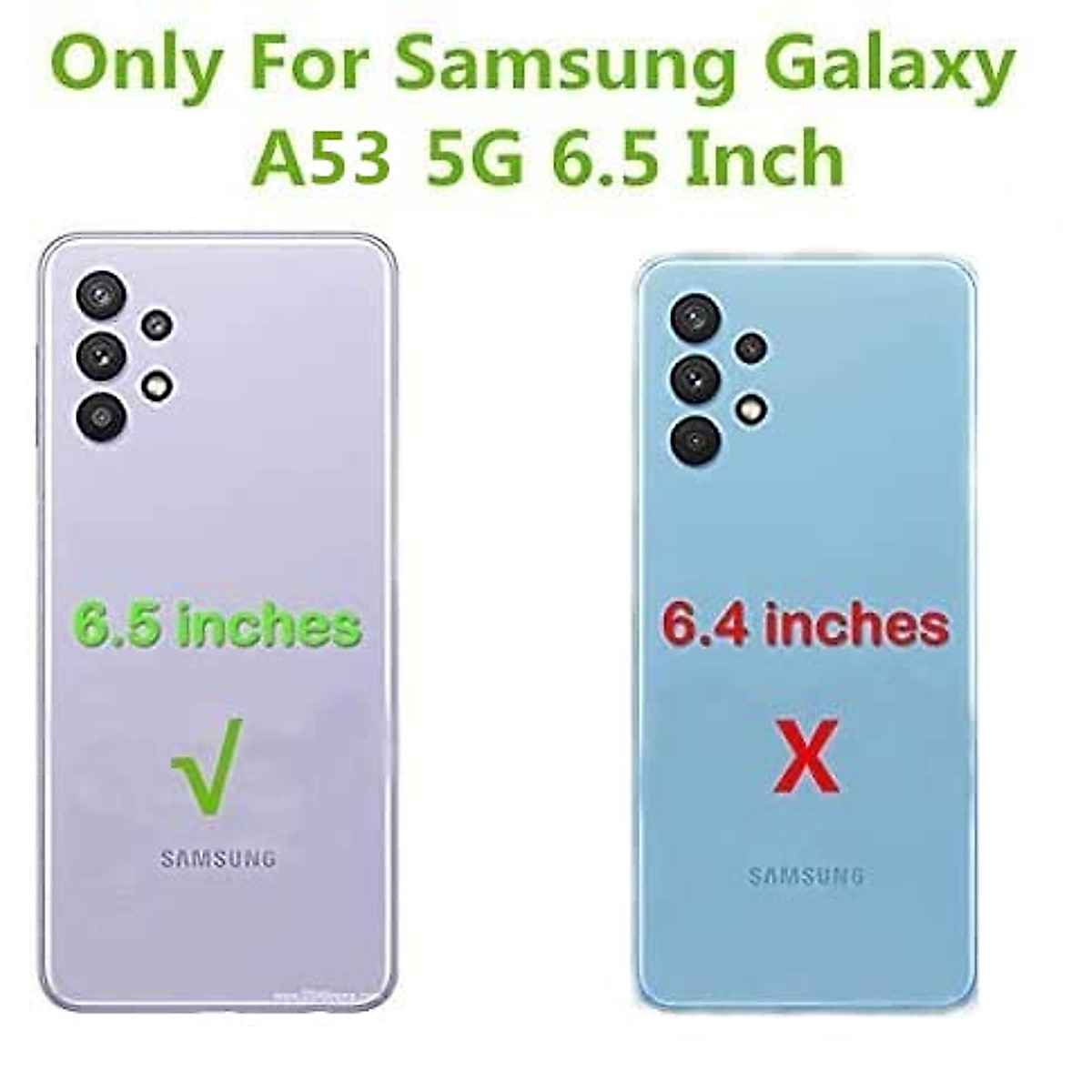 Tuokiou for Samsung Galaxy A53 5g Cases, Clear Protective Card Slot Case, Slim Fit Anti-Fall Soft TPU Wallet Case with Bumper,Cute Card Holder Pocket Case for Galaxy A53 6.5 inch (Black)