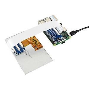 waveshare 5 inch LCD IPS Display 800x480 Resolution Screen for Raspberry Pi 3 B+/3 B/3 A+/2 B/Zero/Zero W/Zero WH, DPI Interface, no Touch, Supports Raspbian, Ubuntu, OSMC