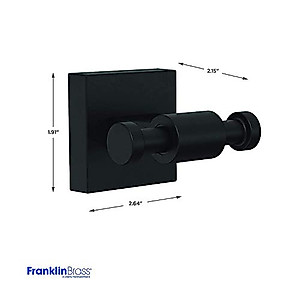 Franklin Brass MAX35-FB Maxted Wall Mounted Multi-Purpose Hook in Matte Black