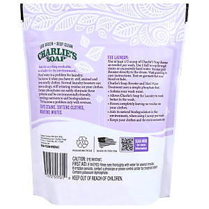 Charlie's Soap Booster & Hard Water Treatment (2.64 Lbs, 2 Pack) Natural Powdered Water Softener and Laundry Booster – Safe and Effective