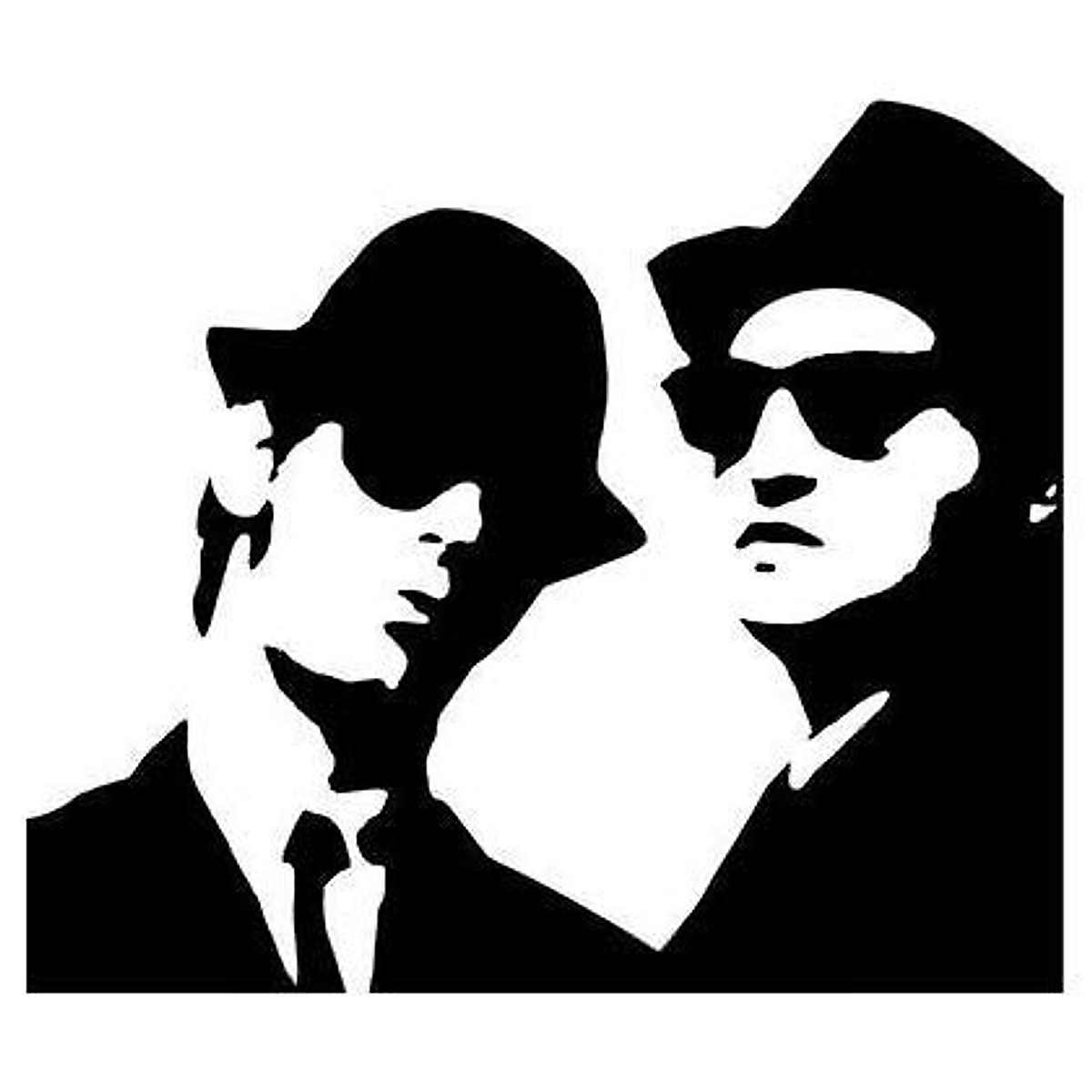 Blues Brothers Rock Band - Sticker Graphic - Auto, Wall, Laptop, Cell, Truck Sticker for Windows, Cars, Trucks