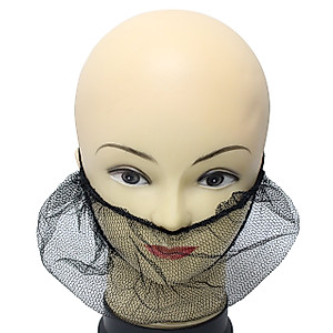 A+ DESIGN Disposable Nylon Honeycomb Royal Beard Protector nets, Latex Free (Black 100 pieces)