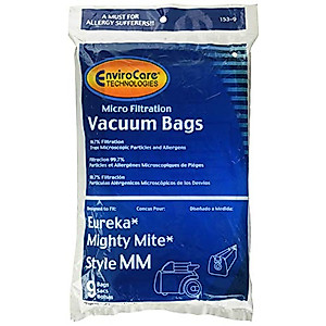 EnviroCare Replacement Micro Filtration Vacuum Cleaner Dust Bags made to fit Eureka Style MM Eureka Mighty Mite 3670 and 3680 Series Canisters 9 Bags