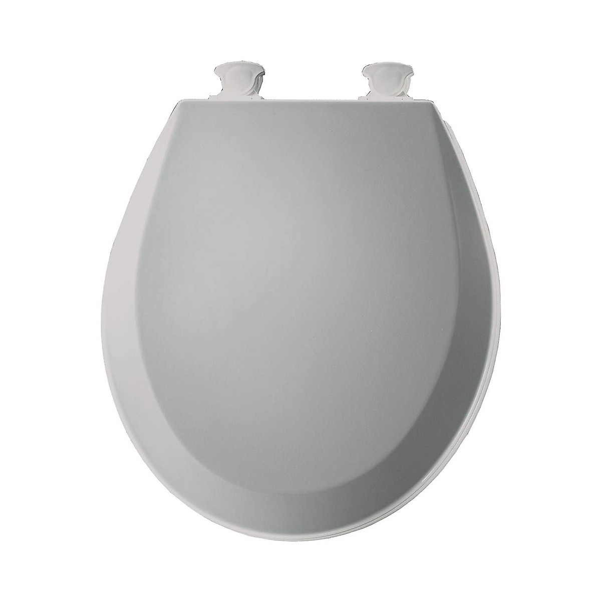 Bemis 500EC-062 is a Round Molded Wood Toilet Seat Closed Front - with Cover with a Ice Gray Finish