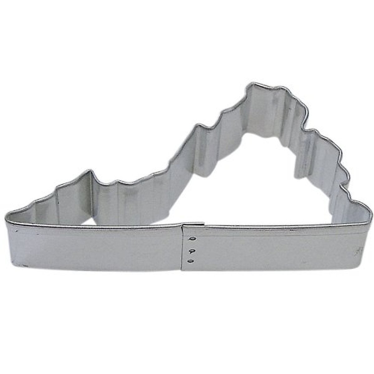 Foose Store State of Virginia Cookie Cutter 4 Inch –Tin Plated Steel Cookie Cutters – State of Virginia Cookie Mold