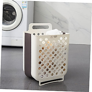 1 Set Wall Hanging Laundry Basket Plastic Hamper Baskets Storage Bins for Clothes Dirty Storage Baskets for Laundry Hamper Collapsible Clothes Basket Clothes Hamper Baby