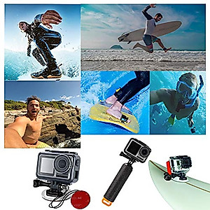WLPREOE 32in1 Surfboard Mounts + Insurance Tethers + Floating Hand Grip + Floaty + Screws for GoPro Hero 11 10 9 8 MAX 7 Black Silver White/6/5/5S/4S/4/3+ OSMO Action Camera