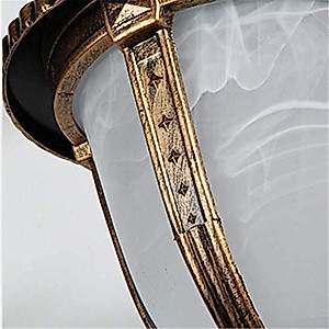 LJYT Retro Exterior Wall lamp Aluminum and Glass lampshade Waterproof Outdoor Wall lamp Staircase gate Entrance Garden Hanging E27 Wall lamp Home Decoration