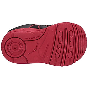 pediped baby-boys Sneaker Crib Shoe, White Grey, 2.5-3.5 M US