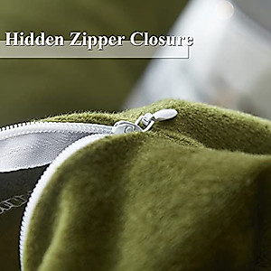 Ivellow Velvet Duvet Cover Queen Set Sage Green Velvet Duvet Cover Queen Velvet Comforter Cover 3Pcs Ultra Soft Duvet Cover Breathable Solid Luxury Flannel Velour Duvet Cover Zipper Closure Corner Tie