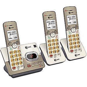 AT&T EL52313 3-Handset Cordless Phone with Answering System & Extra-large Backlit Keys