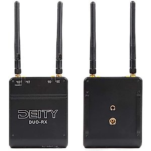 Deity Connect 2.4G Wireless Lavalier Microphone, Dual-Channel Receiver & Two Transmitters, OLED Daylight Display Screen, 24bit/48Khz Uncompressed Audio
