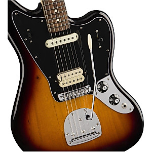 Fender Player Jaguar Electric Guitar, with 2-Year Warranty, 3-Color Sunburst, Pau Ferro Fingerboard