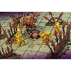 LITKO Wound Dials | Warhammer Age of Sigmar: Warcry | Health Tracker | Damage Counter | Translucent Red & Ivory (Numbered 0-30 (Single Dial))
