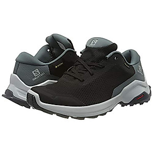 Salomon X Reveal Gore-TEX Hiking Shoes for Women, Black/Stormy Weather/Ebony, 10.5