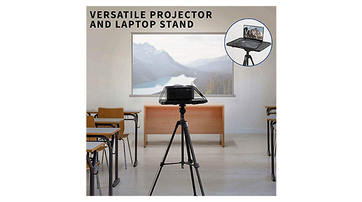 VIVO Projector & Laptop Stand | Adjustable Tilting Tripod