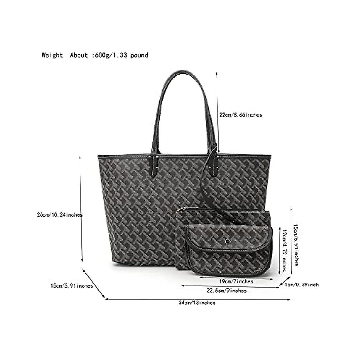 TEXTMENOW Women's Puffer Tote Handbags Purse Sets for Women Large Leather Clutch Dupes Hobo Shoulder Bag for Travel Beach 3pcs (black)