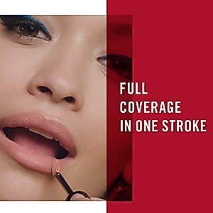 Rimmel London Stay Matte Liquid Lip Color with Full Coverage Kiss-Proof Waterproof Matte Lipstick Formula that Lasts 12 Hours - 723 Trouble Maker, .21oz