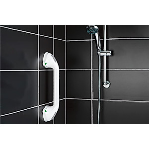 WENKO Wall Grip Secura White 59 cm-with Indicator, 8.5 x 42 x 11.5 cm