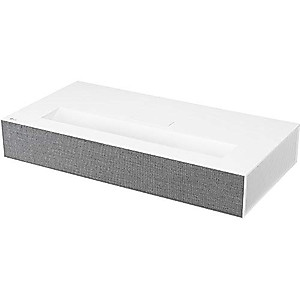 LG HU85LA HDR XPR 4K UHD Ultra-Short Throw Laser DLP Home Theater Projector, White Bundle with 2X RF400 Wireless Home Theater Headphones (Black) and 2X Deco Gear 6FT Universal 4K HDMI 2.0 Cable