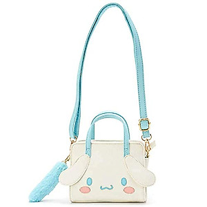 SHOCKTU My Melody Bag, Cinnamoroll PomPomPurin Bag Cute Cartoon Shoulder Bag Anime Cosplay Doll Handbag (WHITE)