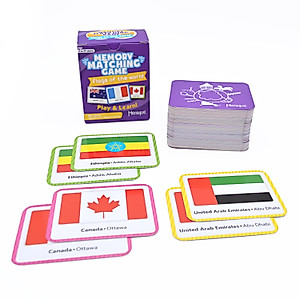 Menique, Flags of The World, Memory Matching Game