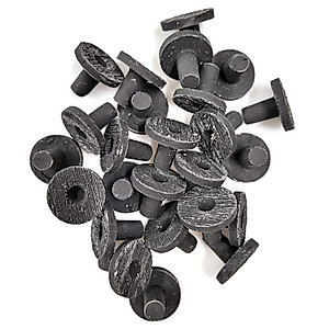 NextGen Reefs® 1" Ceramic Hawaiian Black Coral Frag Plugs 25pc