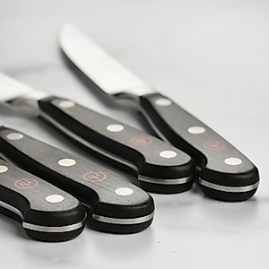 Wusthof Classic Steak Knife Set with Wood Case (4 Piece)