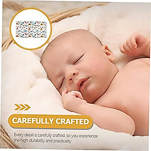 Changing Pad Liner 2pcs Removable Fabric Cover Baby Mattress Cover Crib Sheets Baby Bed Sheets Polyester Changing Pad Cover Changing Table Cover Girl Four Piece Set Baby Diaper