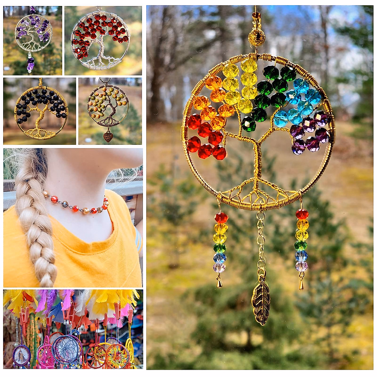 Dowarm 150PCS 6MM Round Crystal Glass Beads for Jewelry Making, Red/Siam Faceted Crystal Beads for Crafts Bracelet Wind Chimes Suncatcher, #5003 Crystal Rondelle Spacer Beads, Loose Gemstones