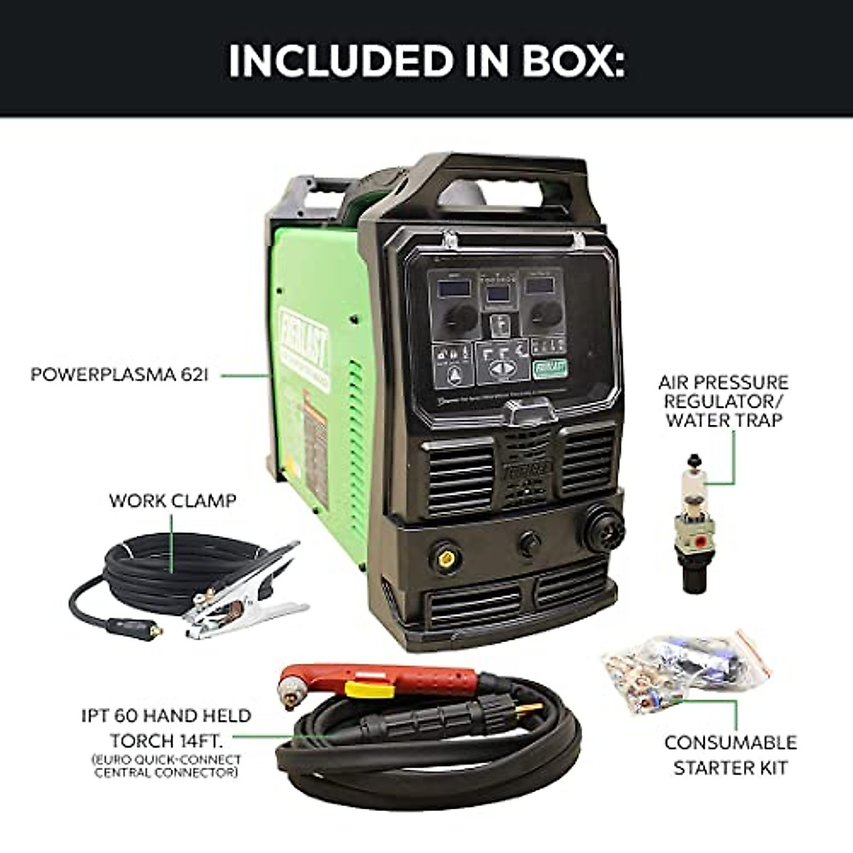 2021 PowerPlasma 62i 60 Amp CNC compatible plasma cutter