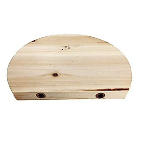 MINORPET Wood Perch Platform Stand for Small Animals Pet Cage Accessories Bird Parrot African Grey Parakeet Conure Cockatiel Budgie Gerbil Rat Mouse Chinchilla Hamster Exercise Toy