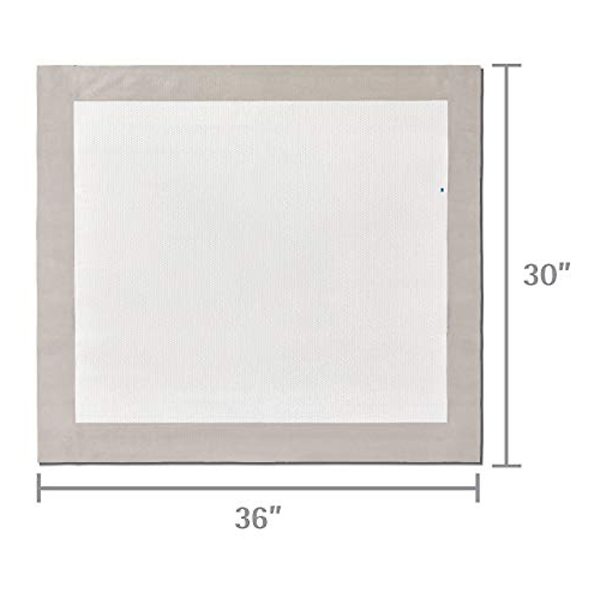 Medline FitRight Extended Use Disposable Underpad, 5X More Absorbent, Bed Pad with Wetness Wicking and Odor Control, 30 x 36 inches, 5 Count