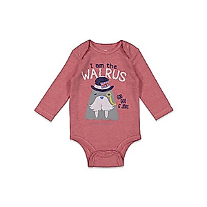 Lyrics by Lennon and McCartney Rock Band Baby Boys 5 Pack Long Sleeve Bodysuits 6-9 Months