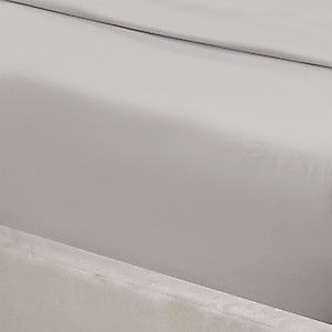 IR Imperial Rooms Fitted Sheet Full - 16 Inch Deep Pocket Fitted Bed Sheets Premium 1800 Soft Microfiber Shrink and Fade Resistant All Around Elastic Full Size Fitted Bottom Sheet Only (Grey)