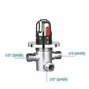 MAKEJ Wall Mounted Thermostatic Two Functions Toilet Bidet Faucet Valve Mixer Sprayer Handheld Shower