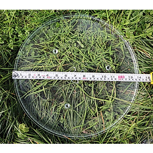 14-1/8" Microwave Glass Turntable Tray works for Samsung DE74-20002B DE74-20002A DE7420002 1150157 MC7698W ME1460SB MG14H3020CM MG7980W MS1470WA PS4234950 Microwave Oven Cooking Plate 36CM