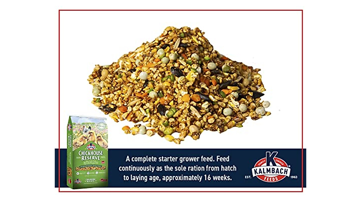 Kalmbach Chickhouse Reserve 18% Whole Grain Feed for Chick Growth