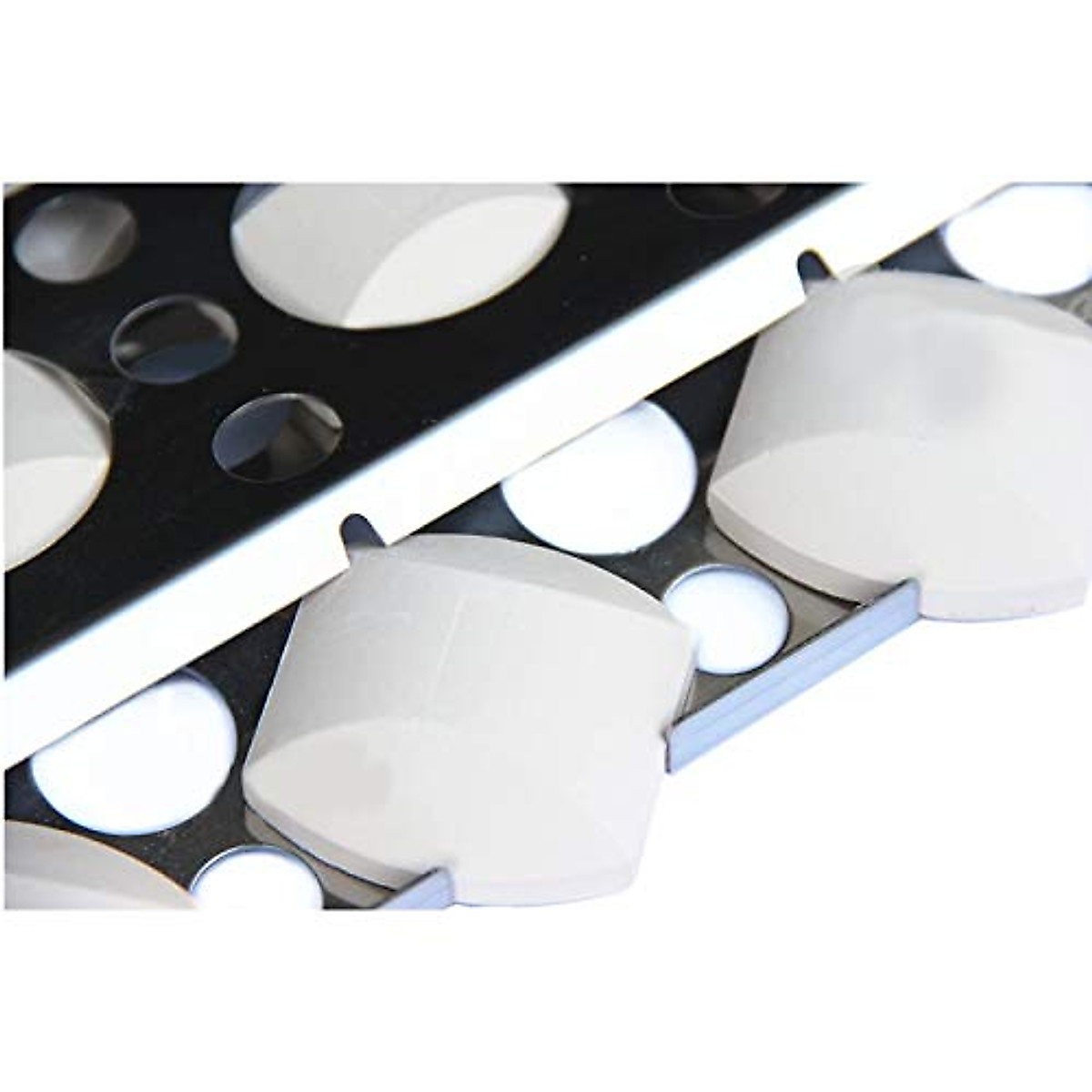 Hongso Gas Grill Ceramic Briquettes for Turbo Classic Elite and Nexgrill Models, 54-Piece Barbecue briquettes Gas Grill Stones, CRCB54