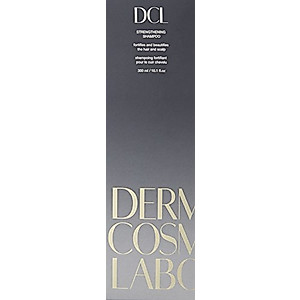 DCL Skincare Strengthening Shampoo Moisturizes and Softens dry, damaged or brittle hair with Vitamin B and Ceramides for a healthy scalp, 10.1 Fl Oz