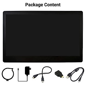 Waveshare 11.6inch IPS Capacitive Touch Screen LCD 1920×1080 HDMI Display with Toughened Glass Cover Compatible with Raspberry Pi Jetson Nano and BB Black Use as Computer Monitor