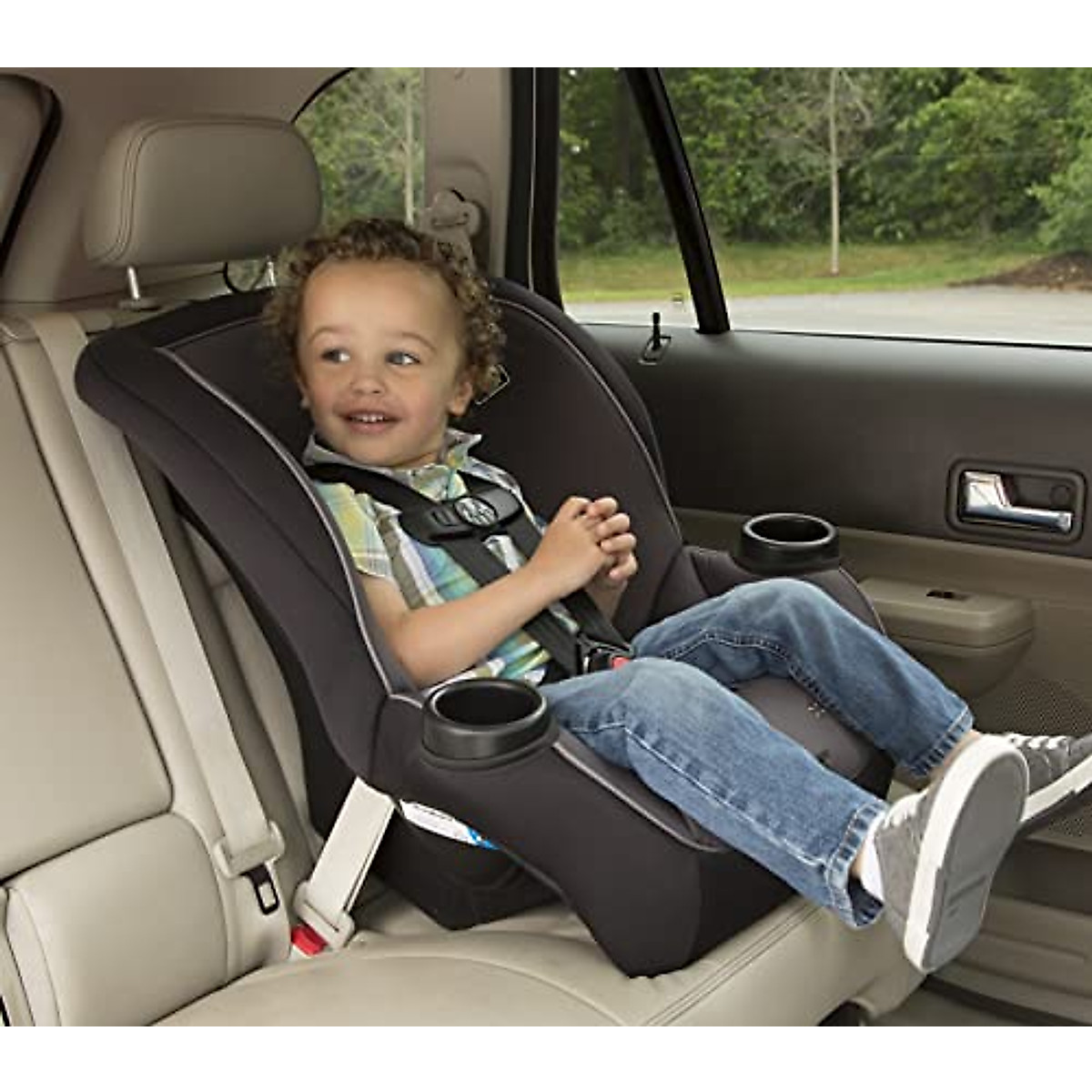 Cosco Onlook 2-in-1 Convertible Car Seat, Rear-Facing 5-40 pounds and Forward-Facing 22-40 pounds and up to 43 inches, Black Arrows