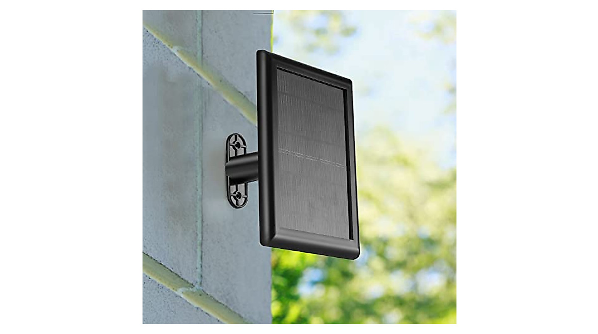 2-Pack Solar Panel for Ring & Reolink Outdoor Cameras | Eco-Friendly Power