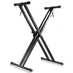 PARTYSAVING Pro Series Adjustable X Style Piano Keyboard Heavy Duty Premium Stand (Double-Braced X Style Keyboard)
