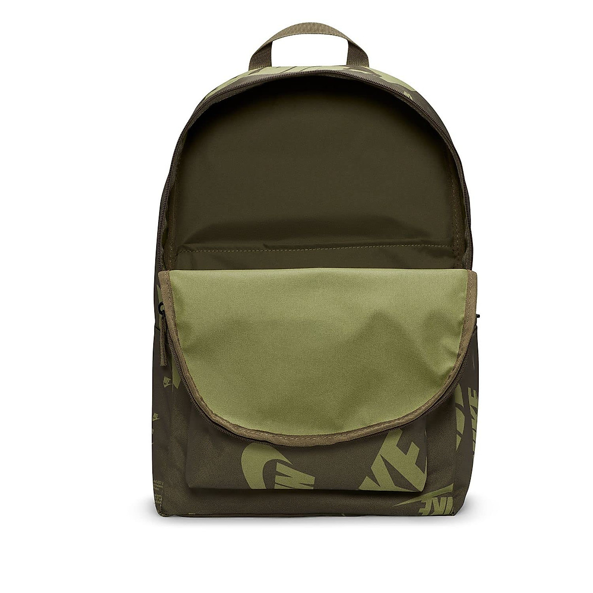 Nike Heritage 2.0 AOP Backpack DQ5956-222 MEDIUM OLIVE/BLACK, One Size
