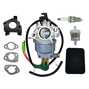 Carburetor Fit for Powerhorse DF7000 DFD7000 7000ES 9000ES 420CC DJ190N Enngine Generator with Air filter Kit